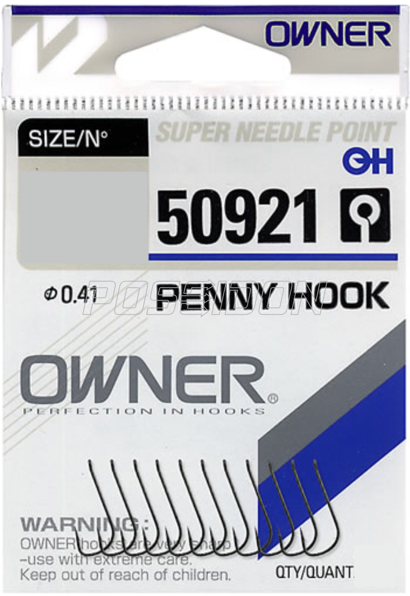 Owner Penny Hook 50921 № 18 / 11шт.уп - POSEIDON - FISHING